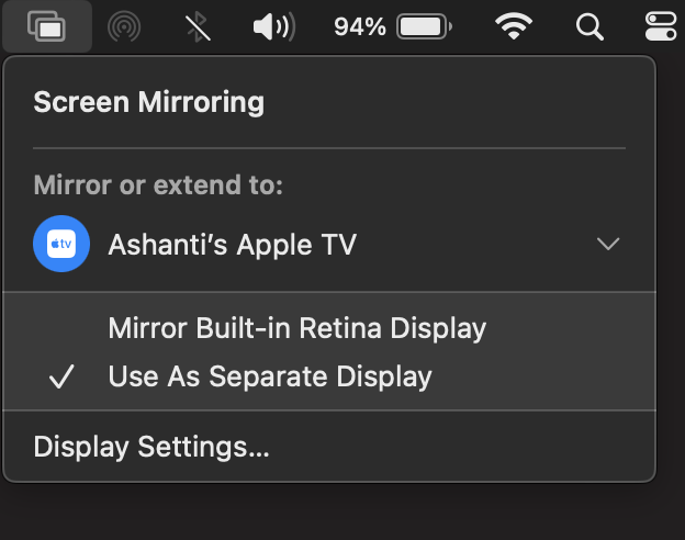 Extending Your Mac Display using an Apple TV – TechSmart Inc.