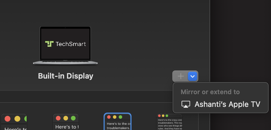 Extending Your Mac Display using an Apple TV – TechSmart Inc.